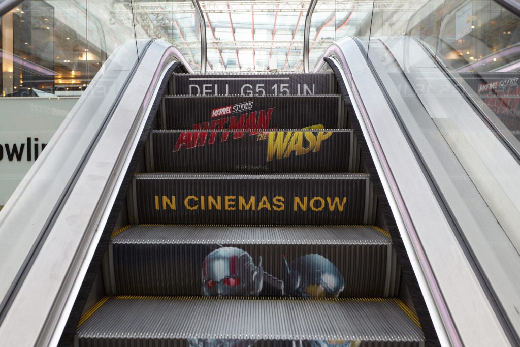Escalator Step Branding - Motion Icon UK and Europe