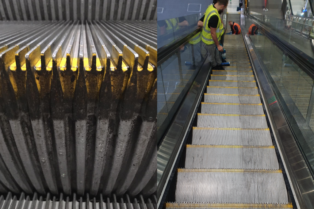Escalator Cleaning - Motion Icon UK and Europe